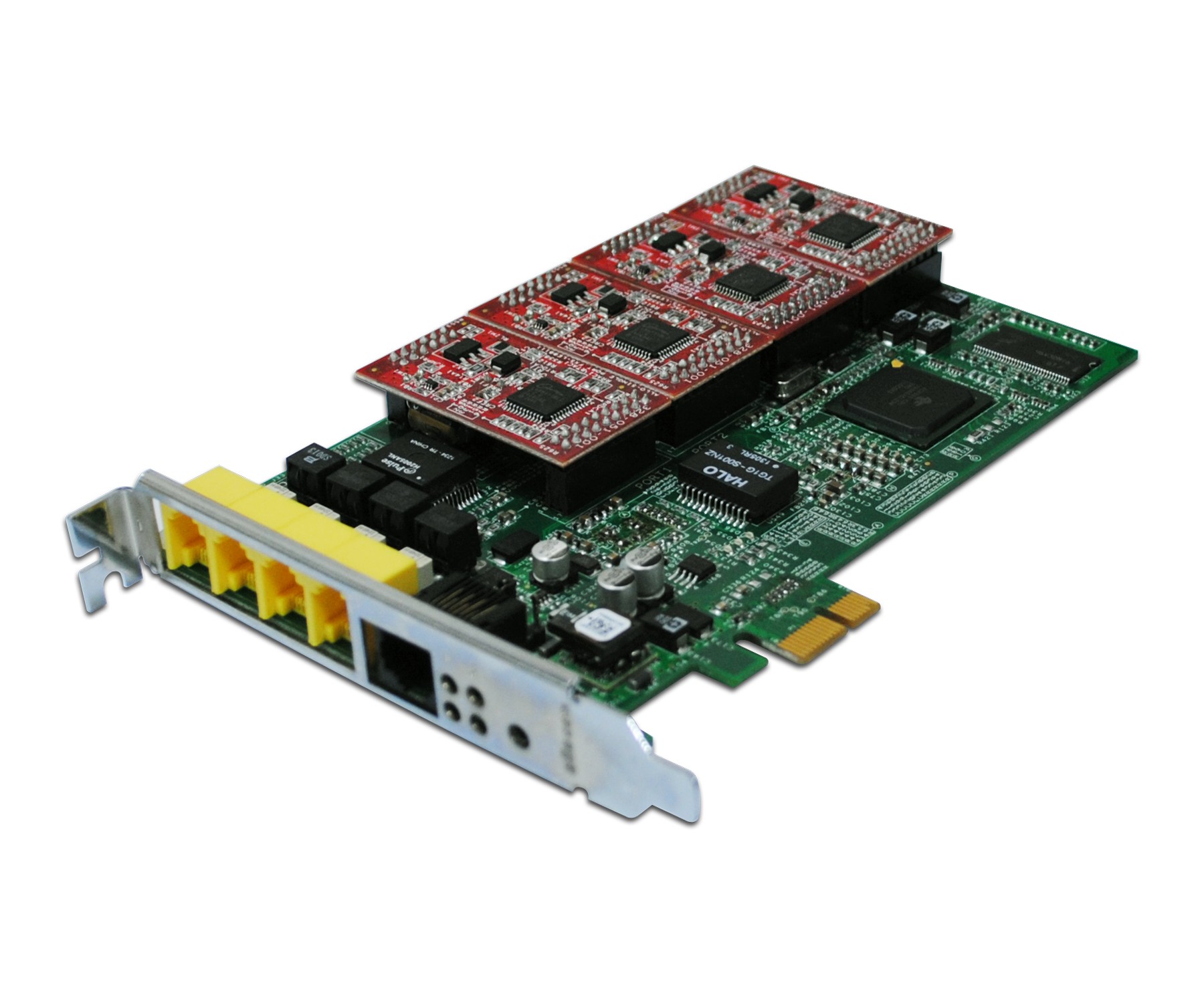 VoIP Cards :: Analog cards :: PCIe bus :: Allo Analog Active card (4 ...